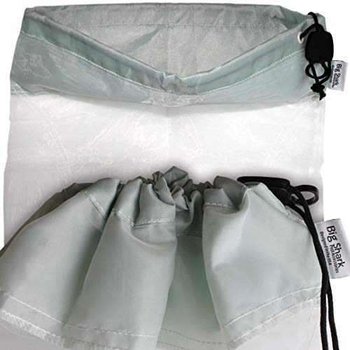Endless Patio Pool Debris Cleaning Vacuum Replacement Nylon Bag 15" X 24.5" Set of 2 Leaf Pool Cleaner 100 Micron Fine Mesh Bag Cleans Leaves Dirt for Pools and Spas