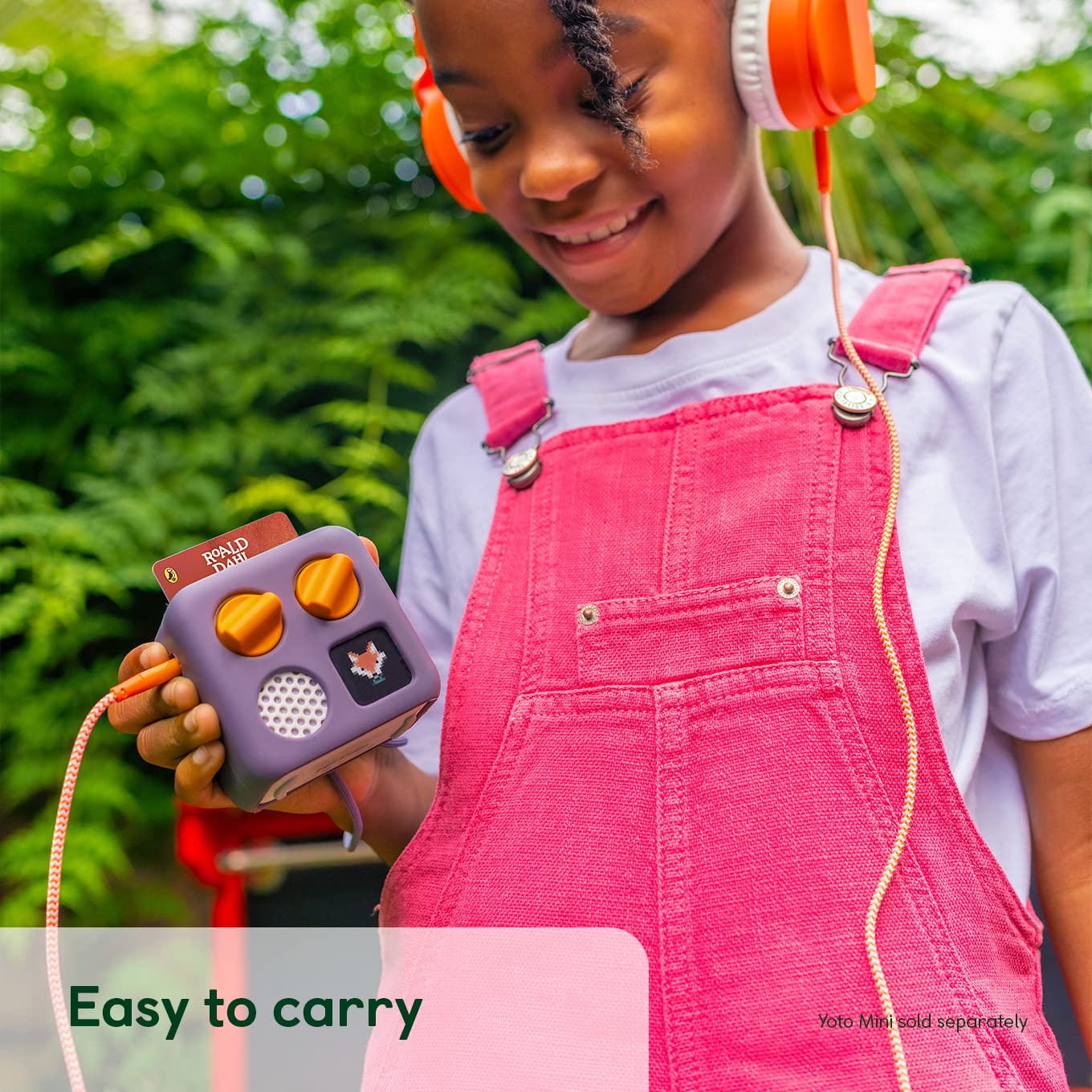 Yoto Mini Protective Adventure Jacket - Silicone Carry Case Protects Your Childs Mini Player from Small Bumps and Wear and Tear - Blue Bird