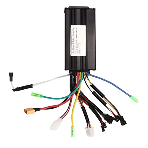 Electric Motor Controller, 24V 36V 48V Brushless Motor Controller Set Waterproof LCD Meter for DIY