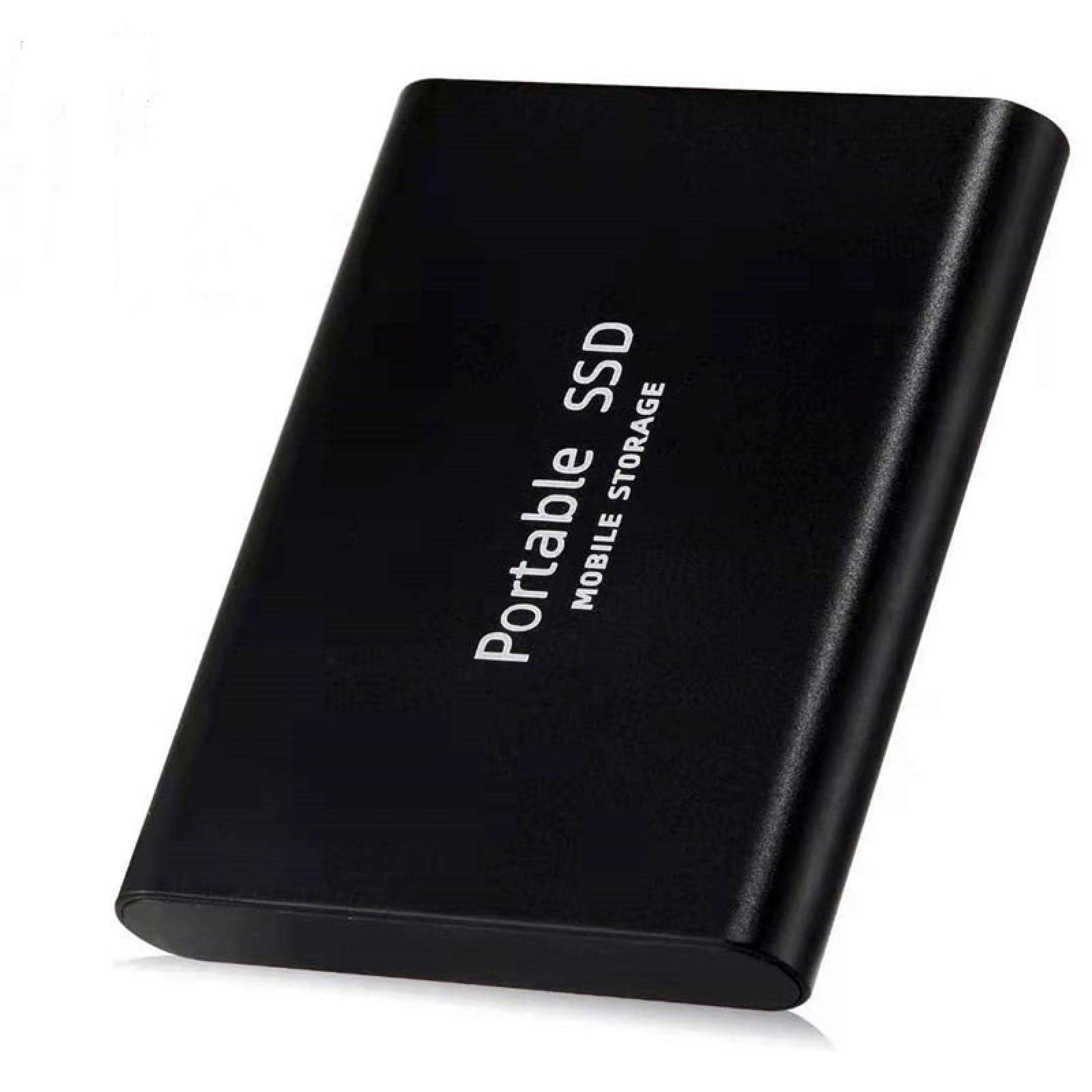 RIIOO Mobile Solid State Drive 4T Portable Solid State Drive Upgrade and Expansion Mini Version is Easy to Carry 3 Inches × 2.28 Inches (Black)