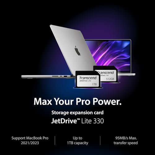 Transcend 128GB JetDrive Lite 330 Storage Expansion Card for 13-Inch MacBook Pro with Retina Display (TS128GJDL330),Black, Silver