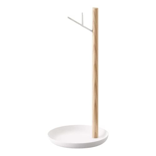 Yamazaki Home Stand Banana Hanger | Steel + Wood, One Size, White
