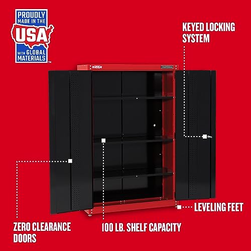 CRAFTSMAN Tool Chest, Garage Cabinet, Tool Storage, 48x74x18-Inch (CMST24800RB)