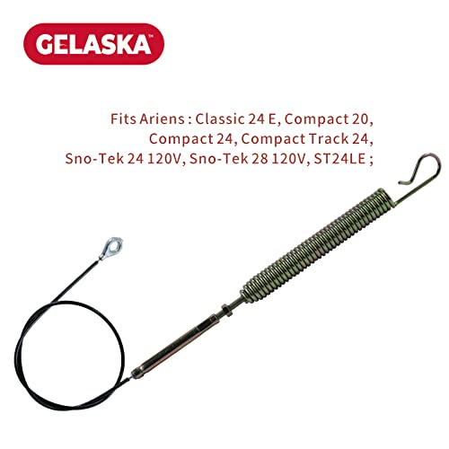GELASKA 06900438 Control Cable Replaces Ariens 06900438 for Ariens Compact 22, Compact 24, SNO-Tek 24, SNO-Tek 28, SNO-Tek 24, Compact 24, AMP 24 Snowblowers
