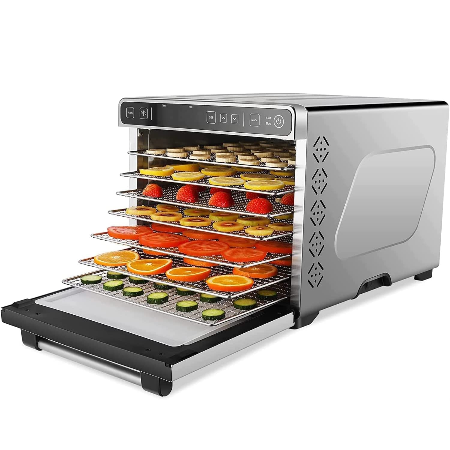 Food Dehydrator Machine for Jerky Meat Fruit Vegetable Beef, 7-Tray Dehydrators Food-Dryer Machine with Digital Timer and Temperature Control (7-Trays)