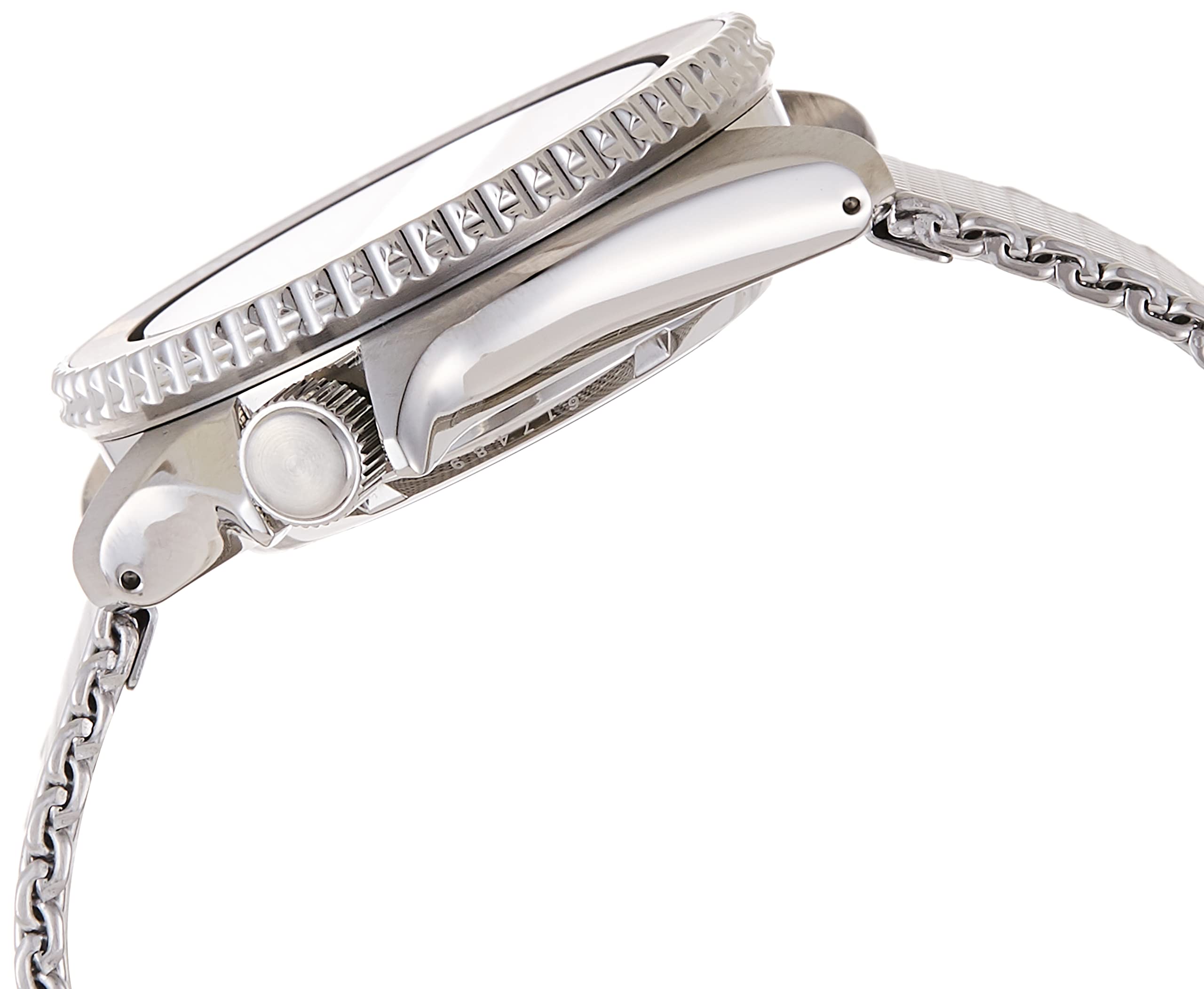 SEIKO Men's 5 Sports Automatic Watch with Stainless Steel Strap, Silver, 22 (Model: SRPD73)