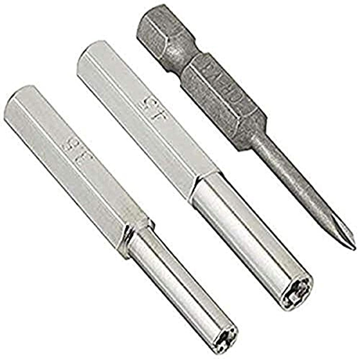 Silverhill Tools ATK252 3 Piece Security Bit Set for Nintendo Products: 3.8 mm & 4.5 mm Nut Setters plus Triwing