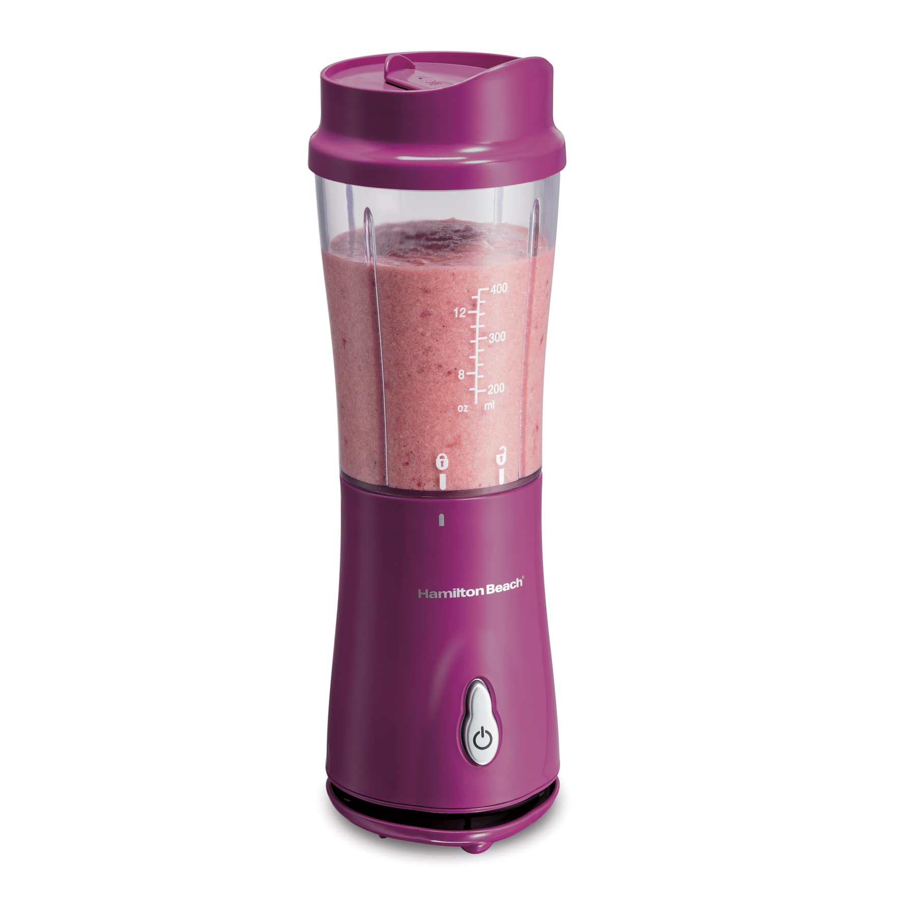 Hamilton Beach Power Elite Wave Action blender-for Shakes & Smoothies & Portable Blender for Shakes and Smoothies with 14 Oz BPA Free Travel Cup and Lid