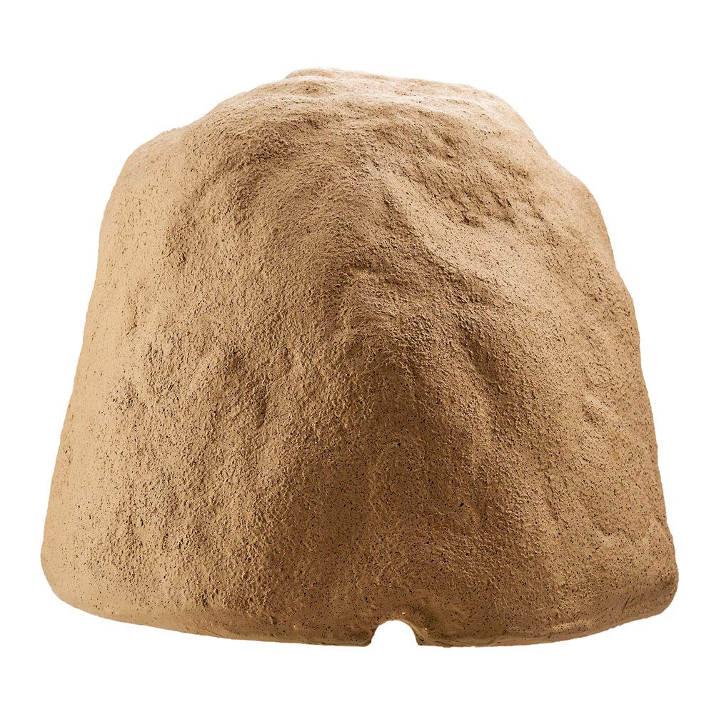 OSD Audio 8" Wireless Bluetooth Outdoor Rock Speaker Sandstone Canyon Brown Pair IP67 Power Supply BTR805