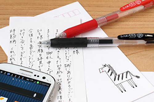ZEBRA Sarasa Clip Gel Ink Ballpoint Pen, 0.4mm, 10 Color Set (JJS15-10CA)