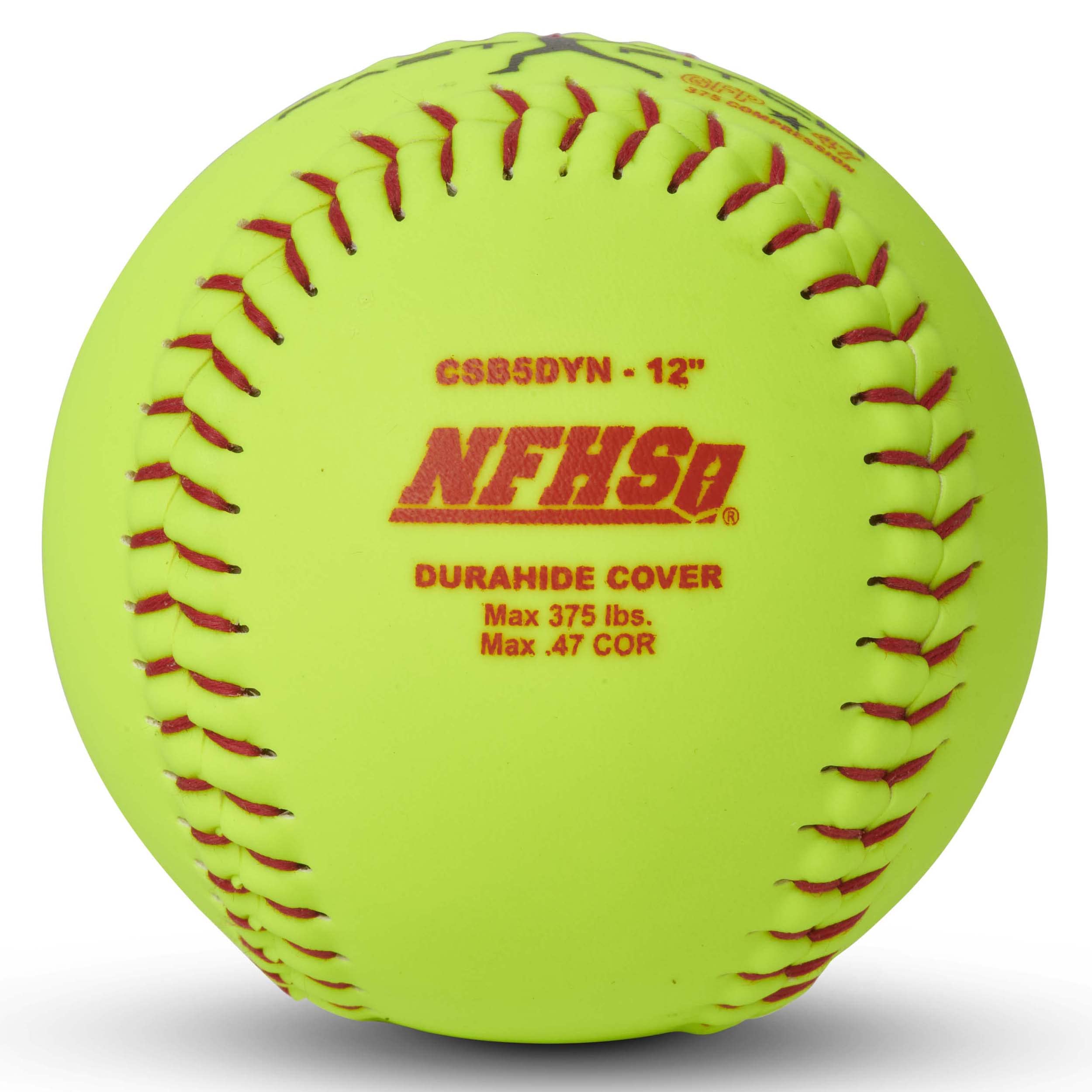 Champro NFHS Synthetic Cover, Red Set (Optic Yellow) (Pack Of 12)