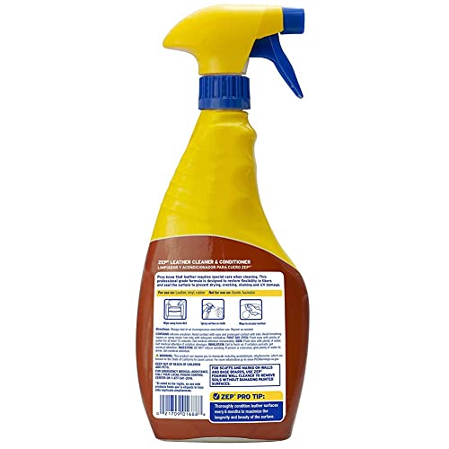 Zep Leather Cleaner and Conditioner 24 ounce ZUCLC24