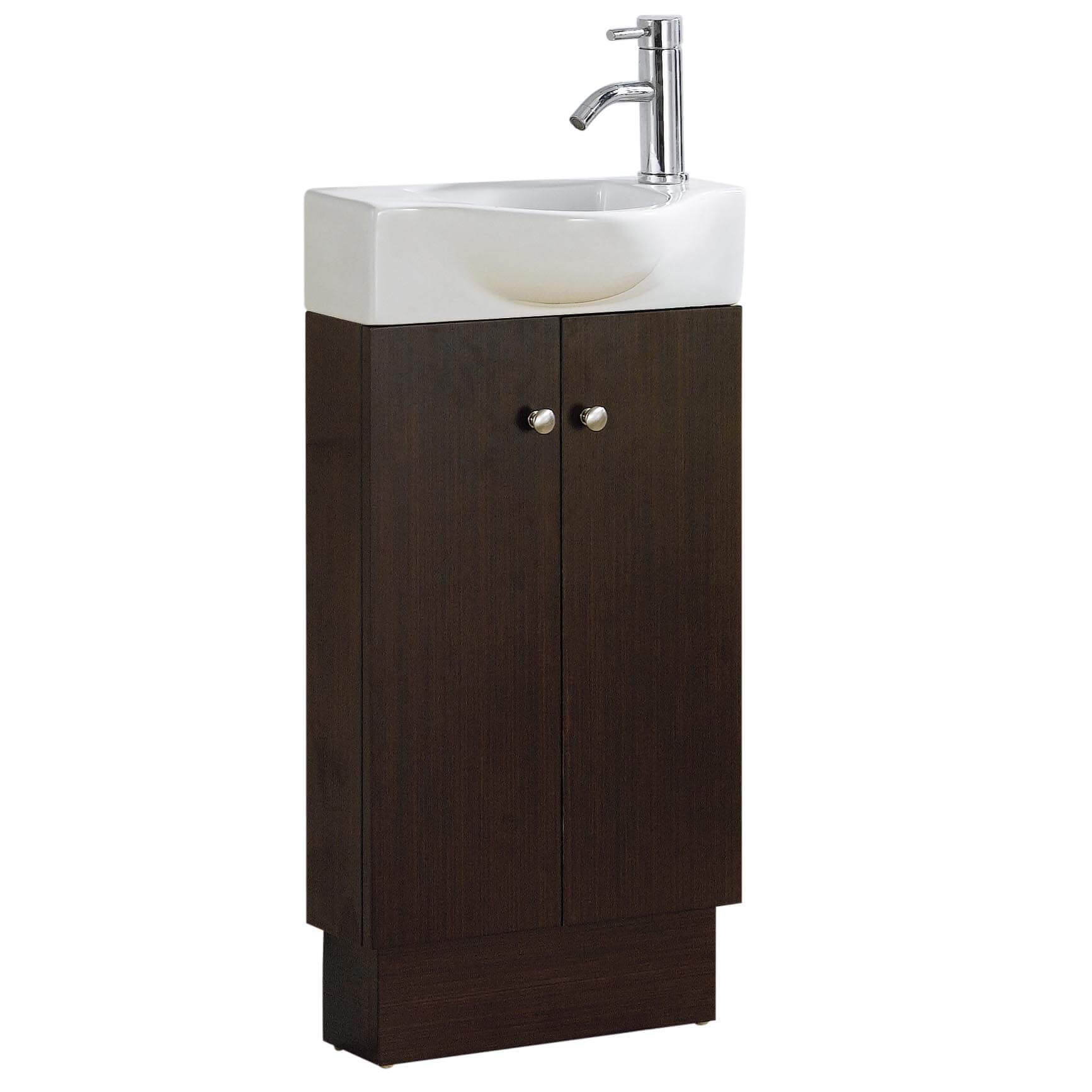 Fine Fixtures Bathroom Vanity Set - Cabinet and Sink- Glenwood WENGE