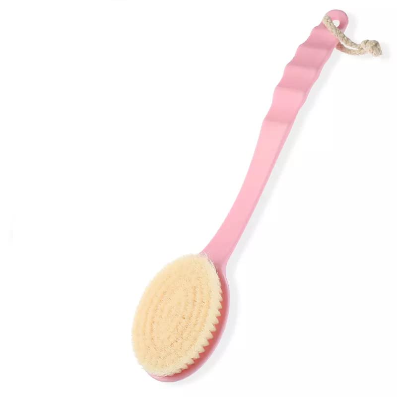 Neiklin's Bath Brush for Exfoliating Skin of Body, Feet, Bath Best Shower Scrubber 2pcs Set