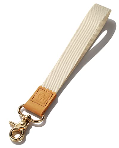 PikPok Mart Wrist Lanyard for Keys, Wristlet Key Chain Strap, Warm White Hand Wrist Keychain Holder for Women & Men