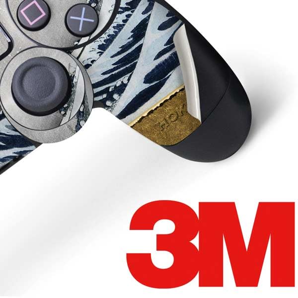 Skinit Decal Gaming Skin Compatible with PS4 Controller - Officially Licensed The Great Wave Off Kanagawa by Hokusai Design