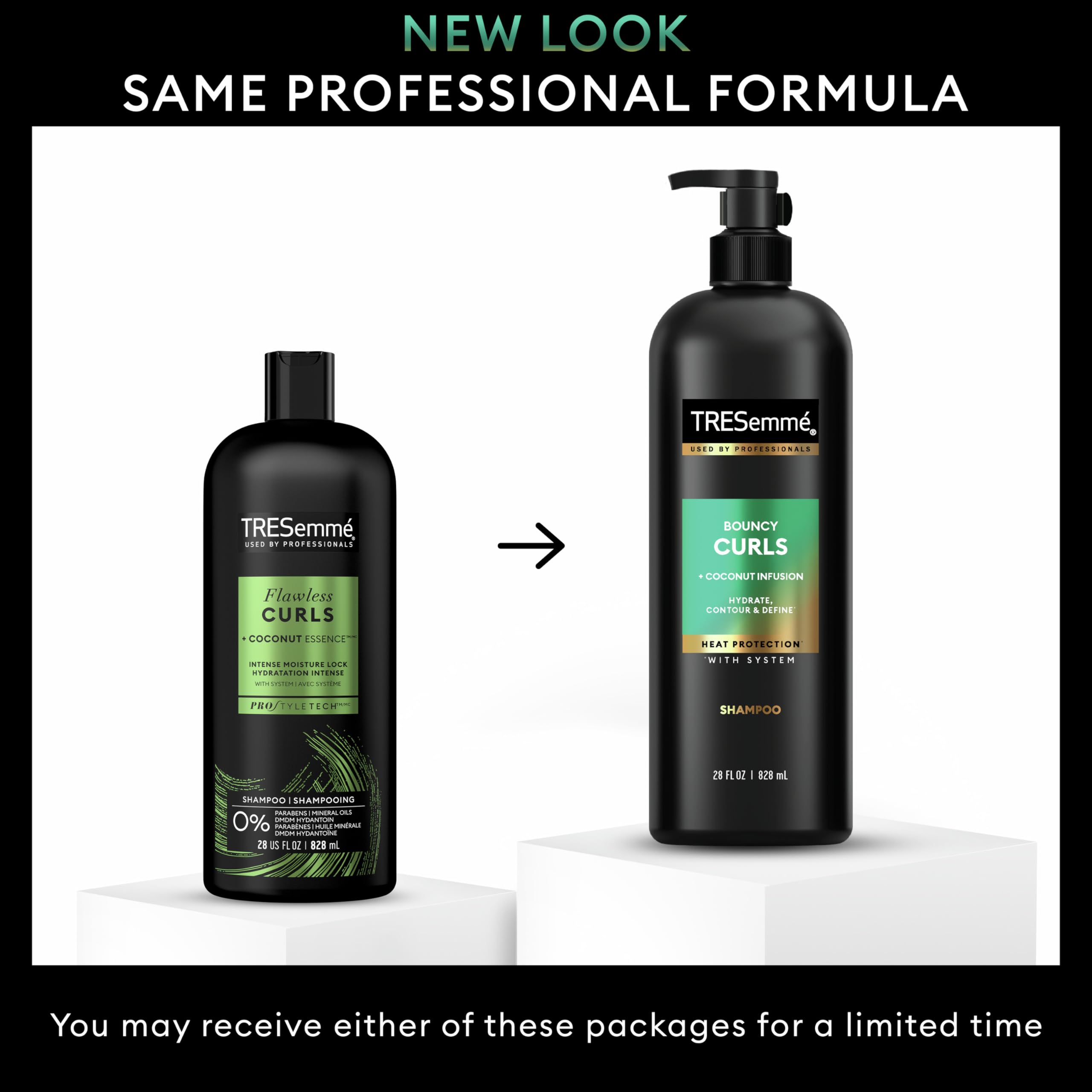 TRESemmé Moisturizing Shampoo Flawless Curls For Curly Hair Formulated With Pro Style Technology 28 Fl Oz