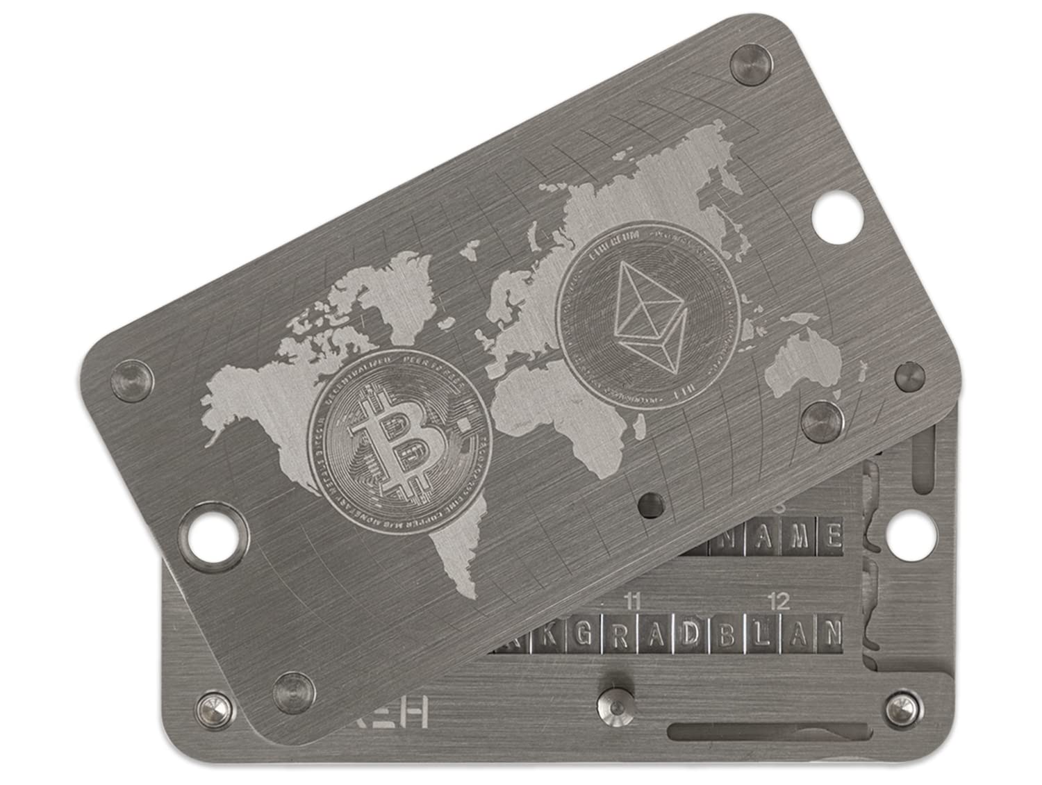 Dookeh Crypto Seed Phrase Storage, Crypto Cold Storage Wallets For Men, Cryptocurrency Nano Wallet, Steel Ledger Backup, Bitcoin Password Safe Case