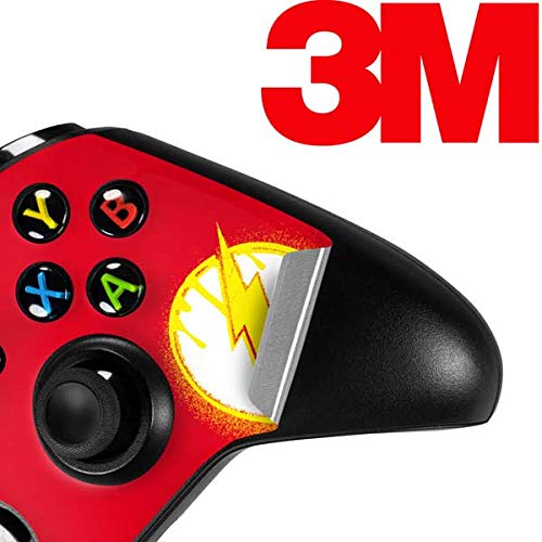 Skinit Decal Gaming Skin Compatible with Xbox One S Controller - Officially Licensed Warner Bros Flash Emblem Drip Design