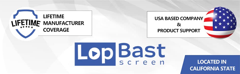 LopBast Screen 100INCH Manual Pull Down White Projector Screen 16:9 1.2 Gain Retractable Auto-Locking 4K 8K 3D Ultra HD for Home Theater Movie Office Game Projection Screen with Slow Retract Mechanism