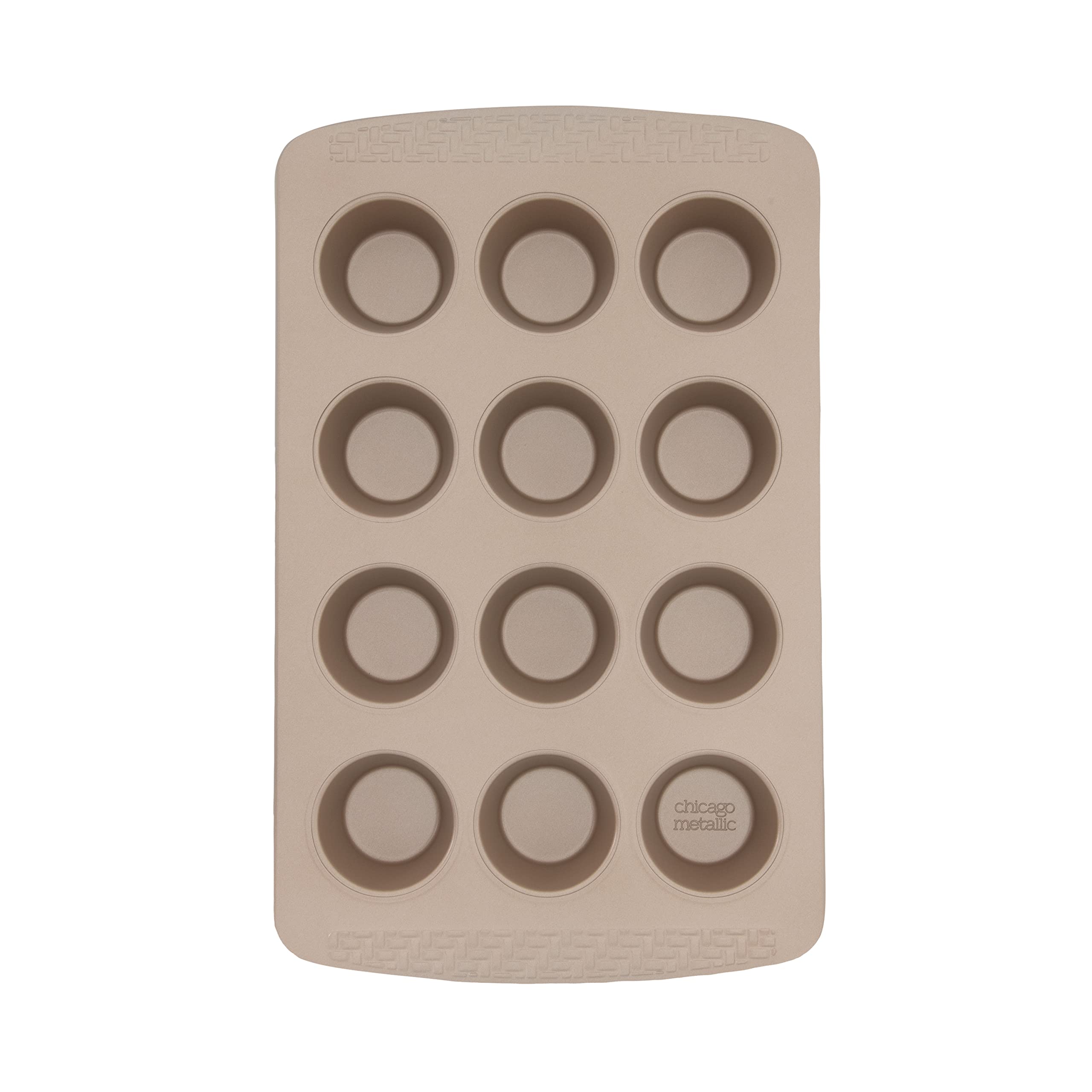 Chicago Metallic Everyday Non-Stick 12 Cup Muffin and Cupcake Pan. Perfect for creating evenly sized muffins, cupcakes, egg cups, and more