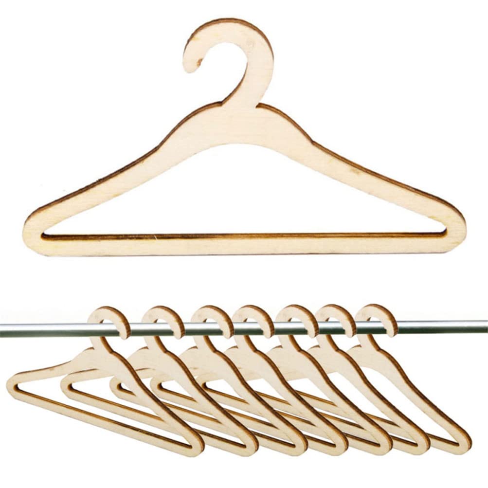 lot Baby Wooden Clothes Hanger Baby Creative Hanger Rack Home Girls Princess Room Nursery Decor for Kids (40 PCS)
