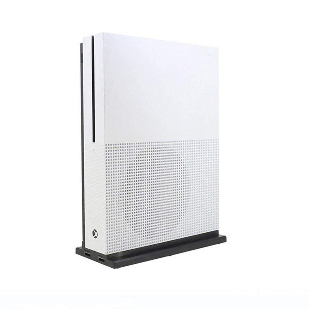 OSTENT Dual USB Port 3 Cooling Fan Cooler Vertical Stand for Microsoft Xbox One S Console