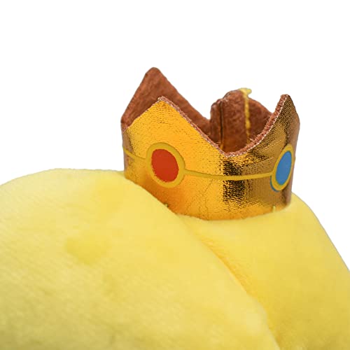 RGVV Super All Star Collection Princess Peach Plush Multicolor Pink Skirt Yellow Hair and Crown 10.6β