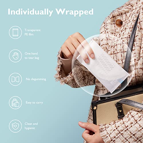 Momcozy Ultra-Thin Disposable Nursing Pads, Ultra-Absorbent and Breathable Portable Breast Pads for Mothers, Keep Dry Continuously, Make Breasts Light and Unburdened, Individually Packaged(60 Count)