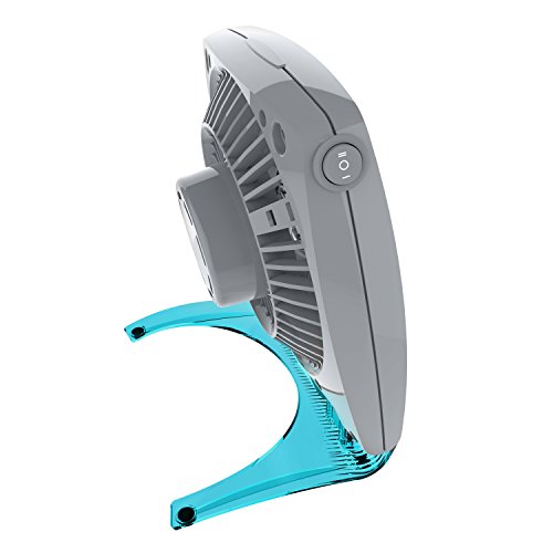 Vornado FIT Personal Air Circulator Fan with Fold-Up Design, Directable Airflow, Compact Size, Perfect for Travel or Desktop Use, Aqua