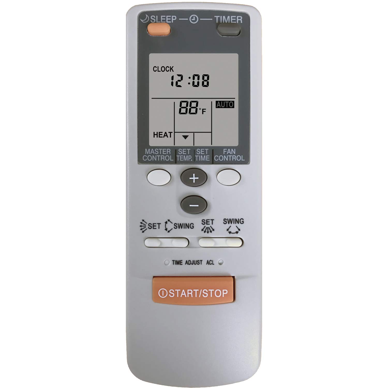 Replacement Air Conditioner Remote Control for Fujitsu Ar-jw1 Ar-jw11 Ar-jw13 Ar-jw17 Ar-jw19 Ar-jw2 Ar-jw27 Ar-jw28 Ar-jw30 Ar-jw31