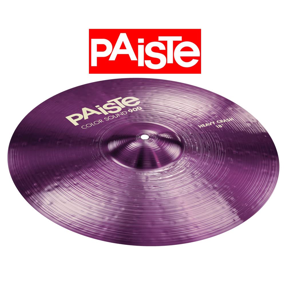 Paiste 18 Inches Color Sound 900 Purple Heavy Crash Cymbal