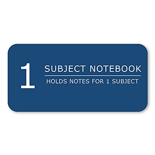 Roaring Spring One Subject Wire bound Notebook, 11″ x 8.5″ 80 Sheets Recycled Paper, College ruled, Proudly Made in USA!