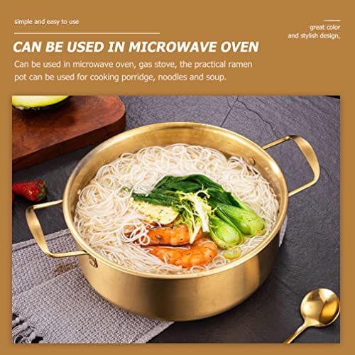 Hemoton Pots Camping Pot Stainless Steel Noodle Pot Kitchen Food Storage Pot Handheld Cooking Noodle Pot Korean Ramen Sauce Pan Sauce Pan Sauce Pan Sauce Pan Sauce Pan Sauce Pan