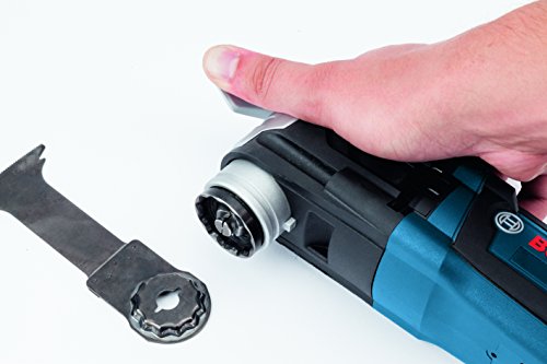 BOSCH OSL114F-3 3-Pack 1-1/4 In. Starlock Oscillating Multi Tool All Purpose Bi-Metal Plunge Cut Blades for Applications in Wood, Wood with Nails, Drywall, PVC, Metal (Nails and Staples)