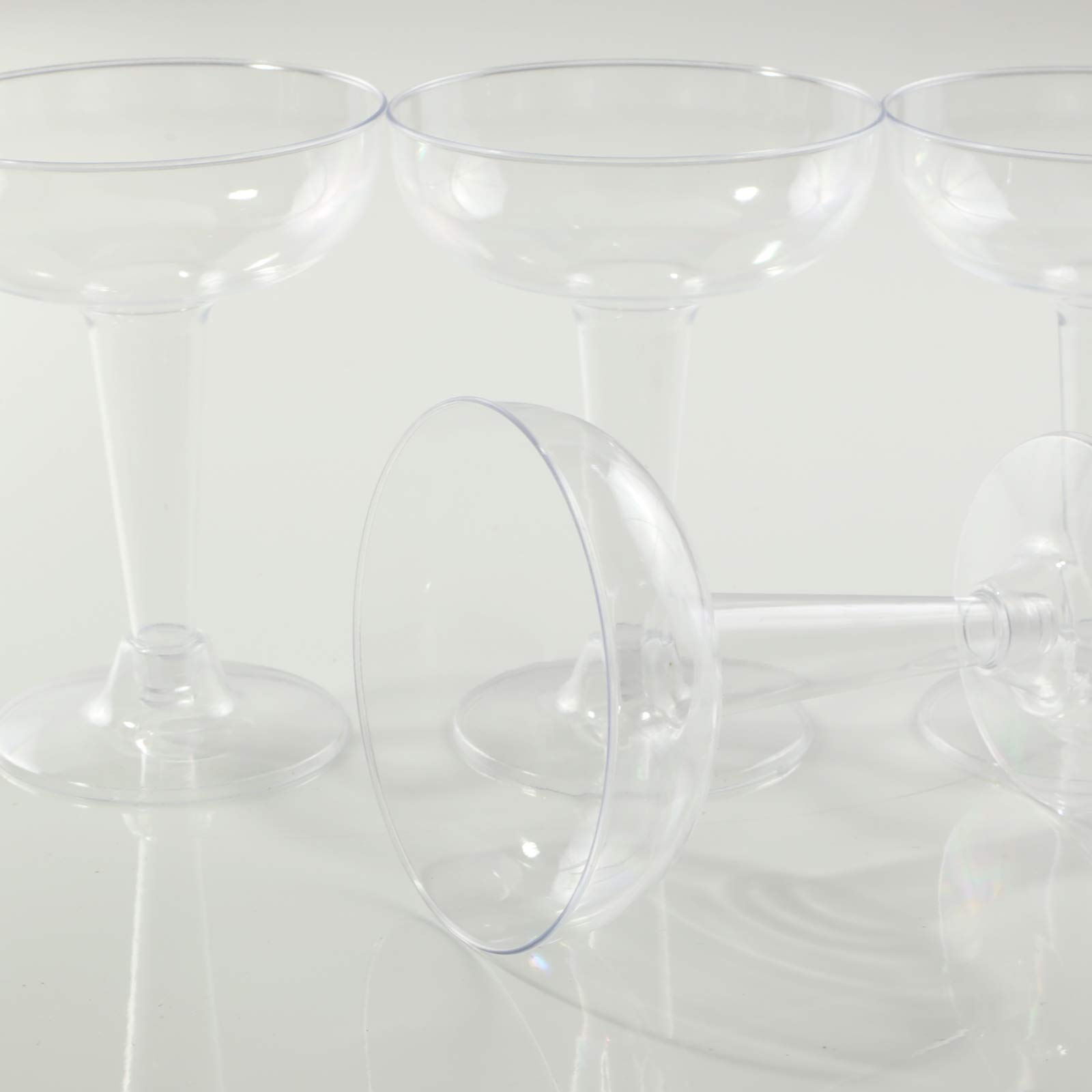 Celebrate It Plastic Champagne Glasses, Clear, 40 Count