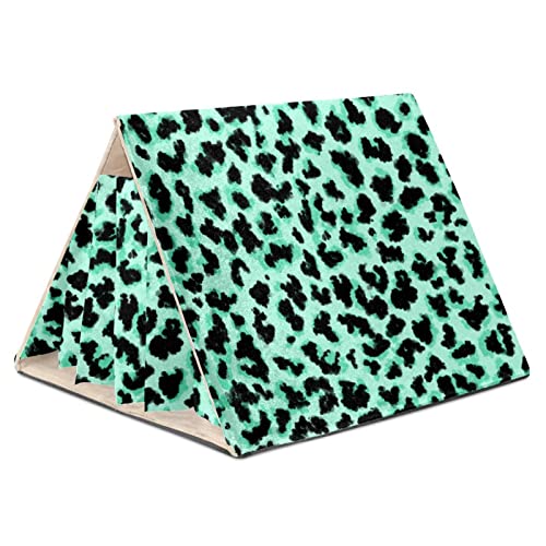 Leopard, Hamster House Habitat Bed for Small Animal Hamster Gerbils Chipmunks Squirrels Hedgehogs Guinea Pigs Habitat Decor