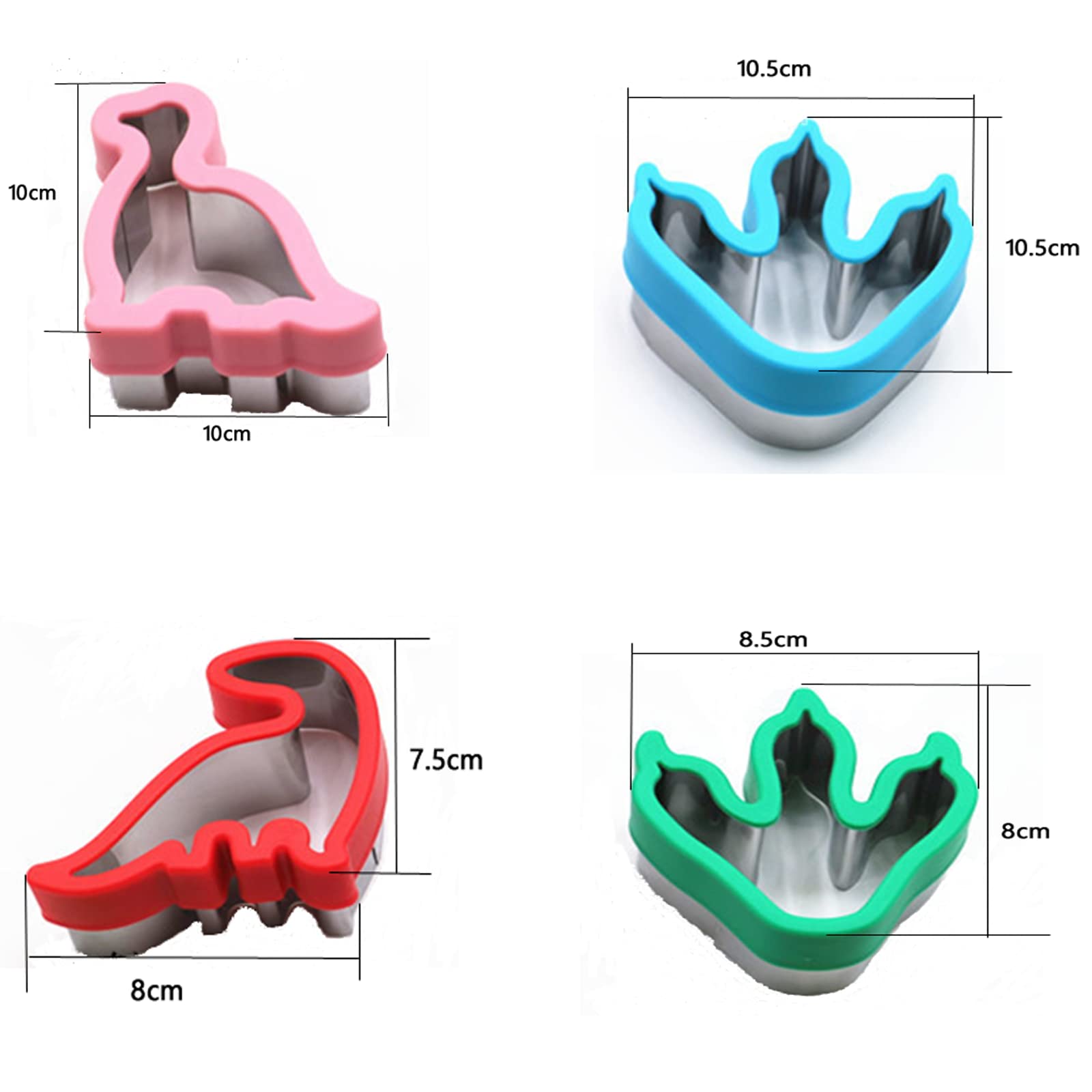 Dinosaur Dragon Cookie Cutters,Sandwich Cutter,Sandwich Cutter for Kids,Metal Biscuit Cutter Set,Fruit and vegetable cutting die(13Pcs/Cookie Cutter)