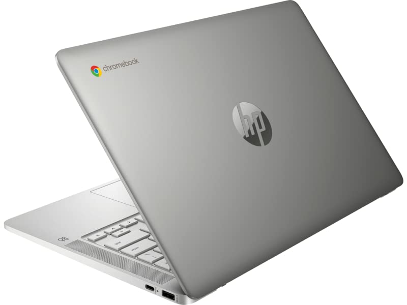 HP Chromebook 14a-na1010ca 14" Intel Celeron N4500 4GB 64 GB eMMC Chrome OS Mineral Silver(Renewed)