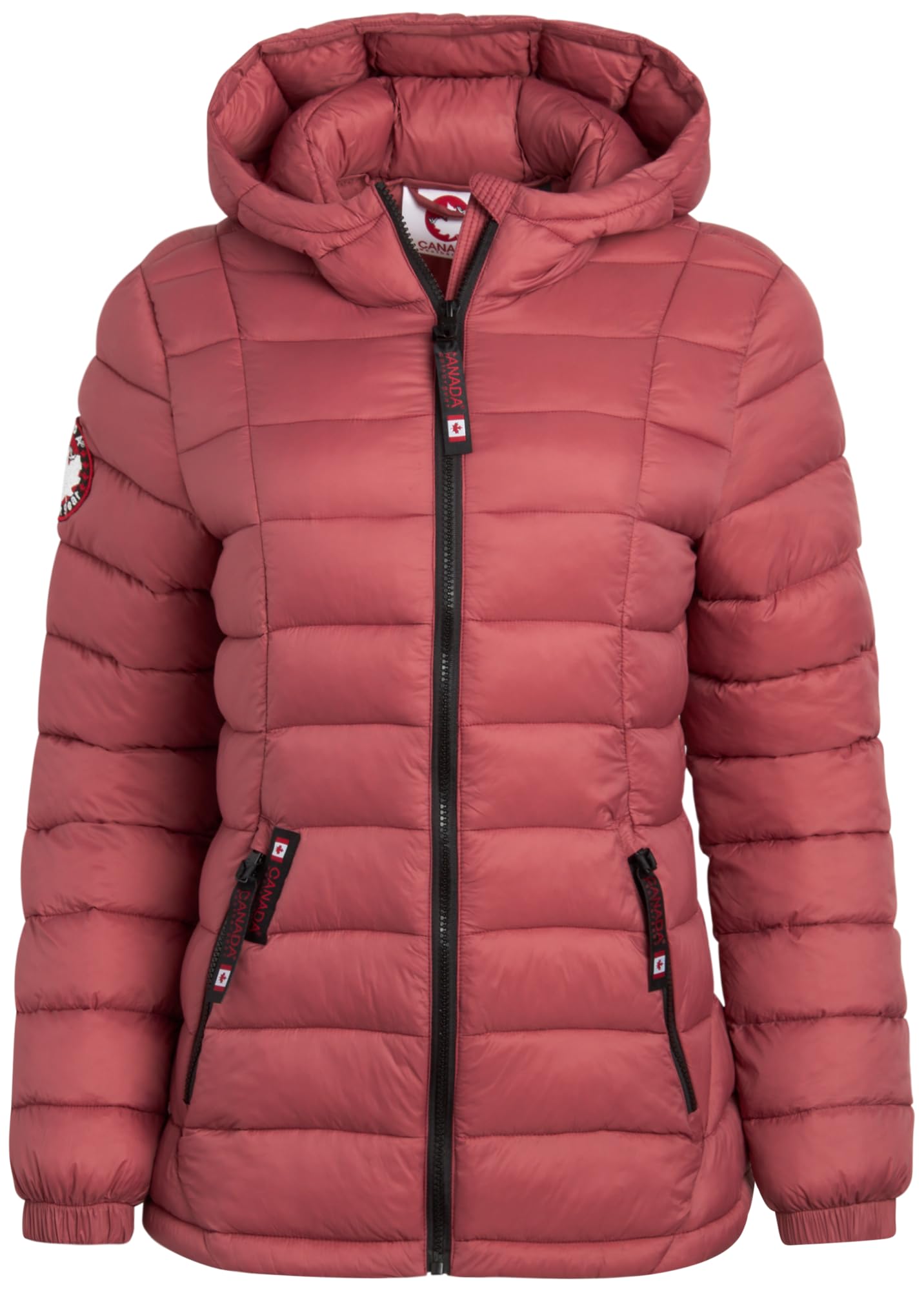 CANADA WEATHER GEAR Women’s Jacket – Lightweight Packable Bubble Puffer Coat for Women (S-XL), Size Small, Black