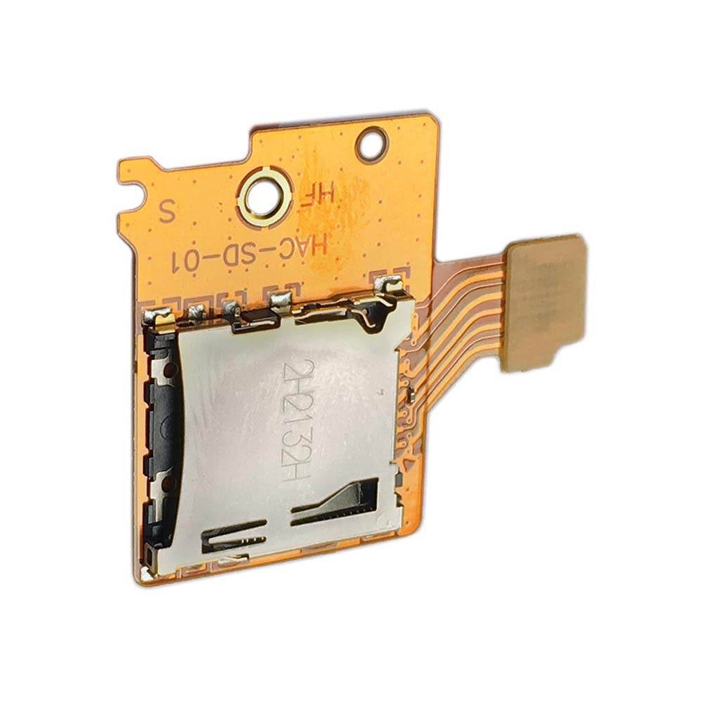 Partsatoz Pack of 2 Micro SD Card Reader Board Memory TF Card Slot Socket Replacement for Nintendo Switch NS 2017 Console HAC-SD-01 with Opening Tool