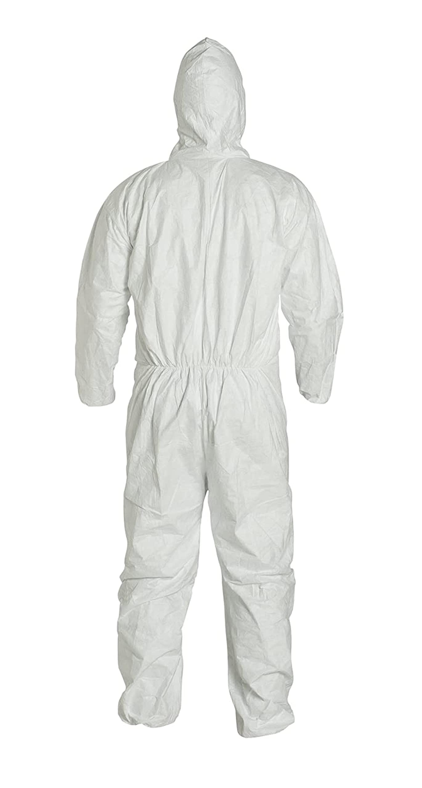 Tyvek Disposable Suit by Dupont with Elastic Wrists, Ankles and Hood (Medium)