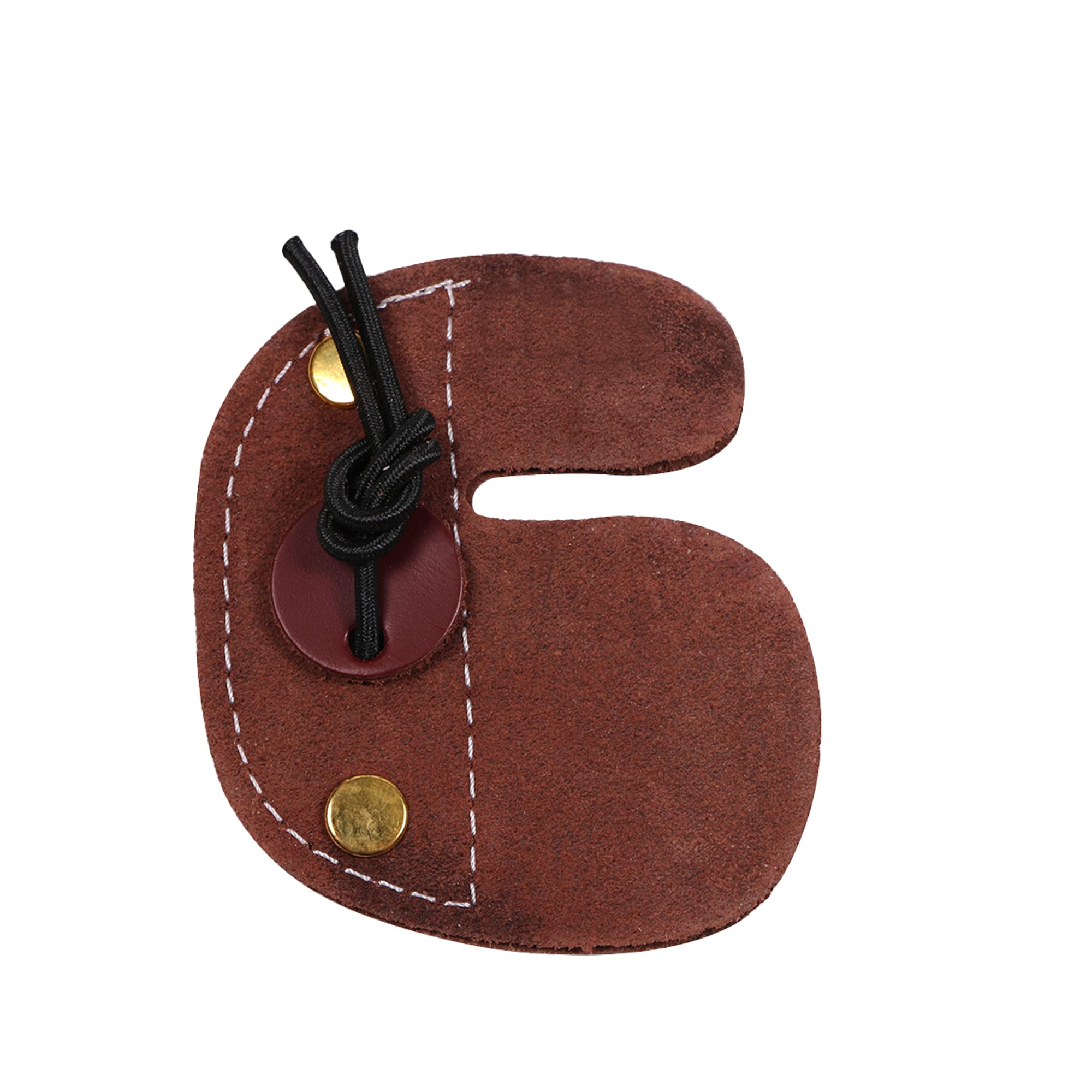 DQFF Archery Finger Tab,Archery Finger Guard,Archery Finger Tab Right Hand,Finger Tab for Hunting Bow with Archery Equipment and Accessories,Leather Protective Tab for Recurve Bow and Compound Bow