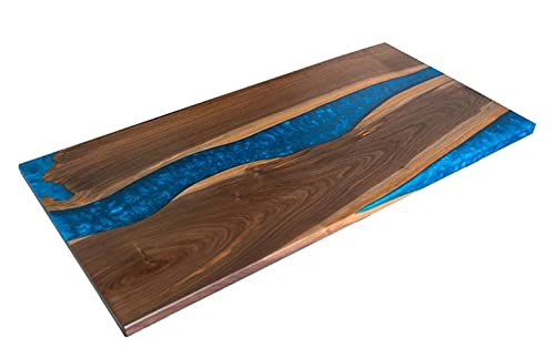 Epoxy Table, Epoxy Resin River Table, Live Edge Wooden Table, Natural Wood, Dining table, Natural Epoxy Table, Resin Table