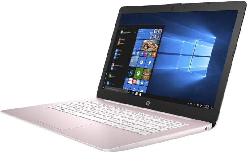 HP Stream Laptop 14-cb122ds 14-inch HD Notebook Intel Celeron N4020 4GB DDR4 RAM; 64GB eMMC Computer Storage, Wifi Bluetooth HDMI, Windows 11 Home S, Rose Pink (Renewed)