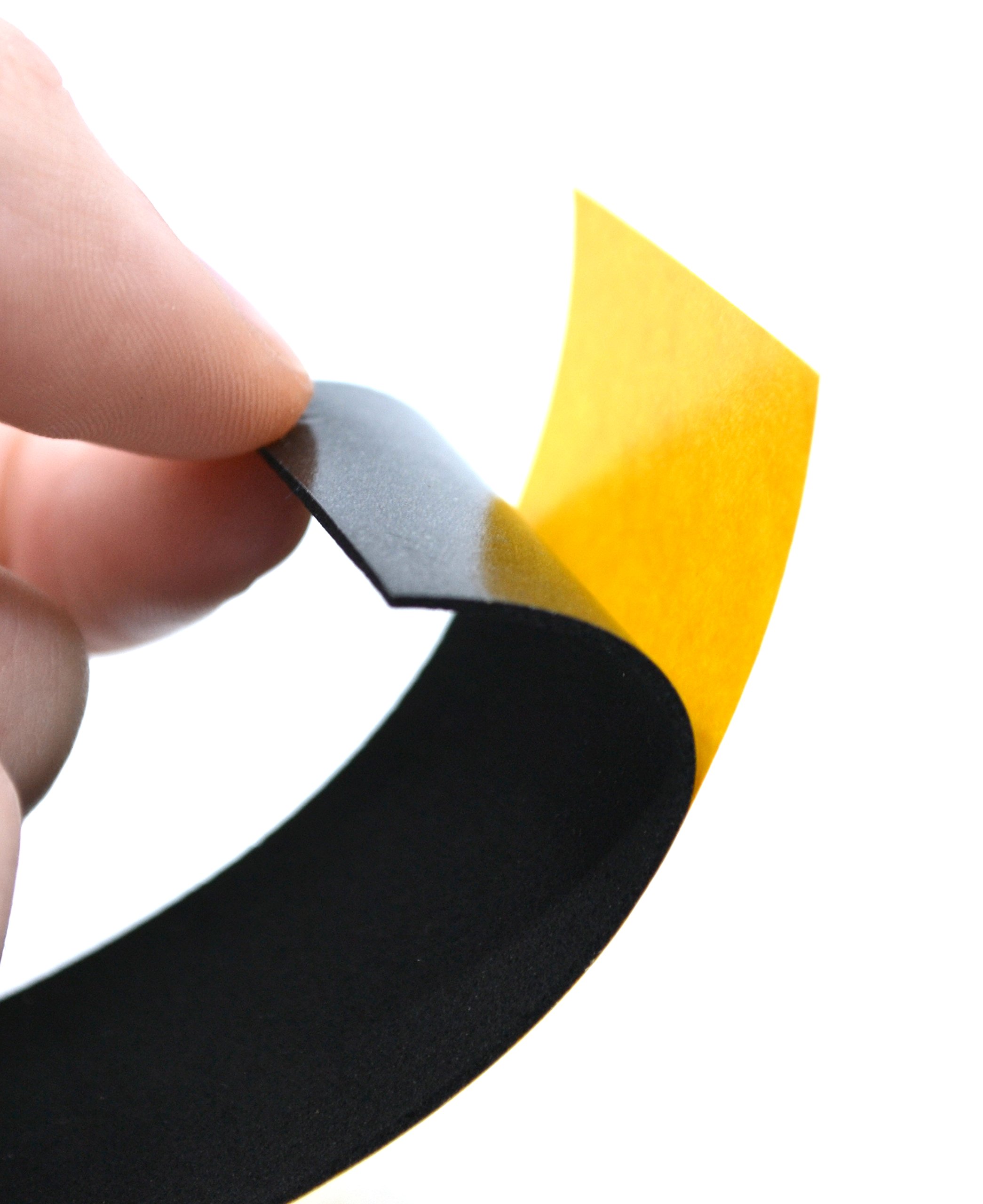 Teak Tuning 3PK Prolific Foam Grip Tape (1mm Thick) - Adhesive Backing - Soft, Professional Quality Foam - Optimal Control - 110mm x 35mm - Includes File for Clean Application