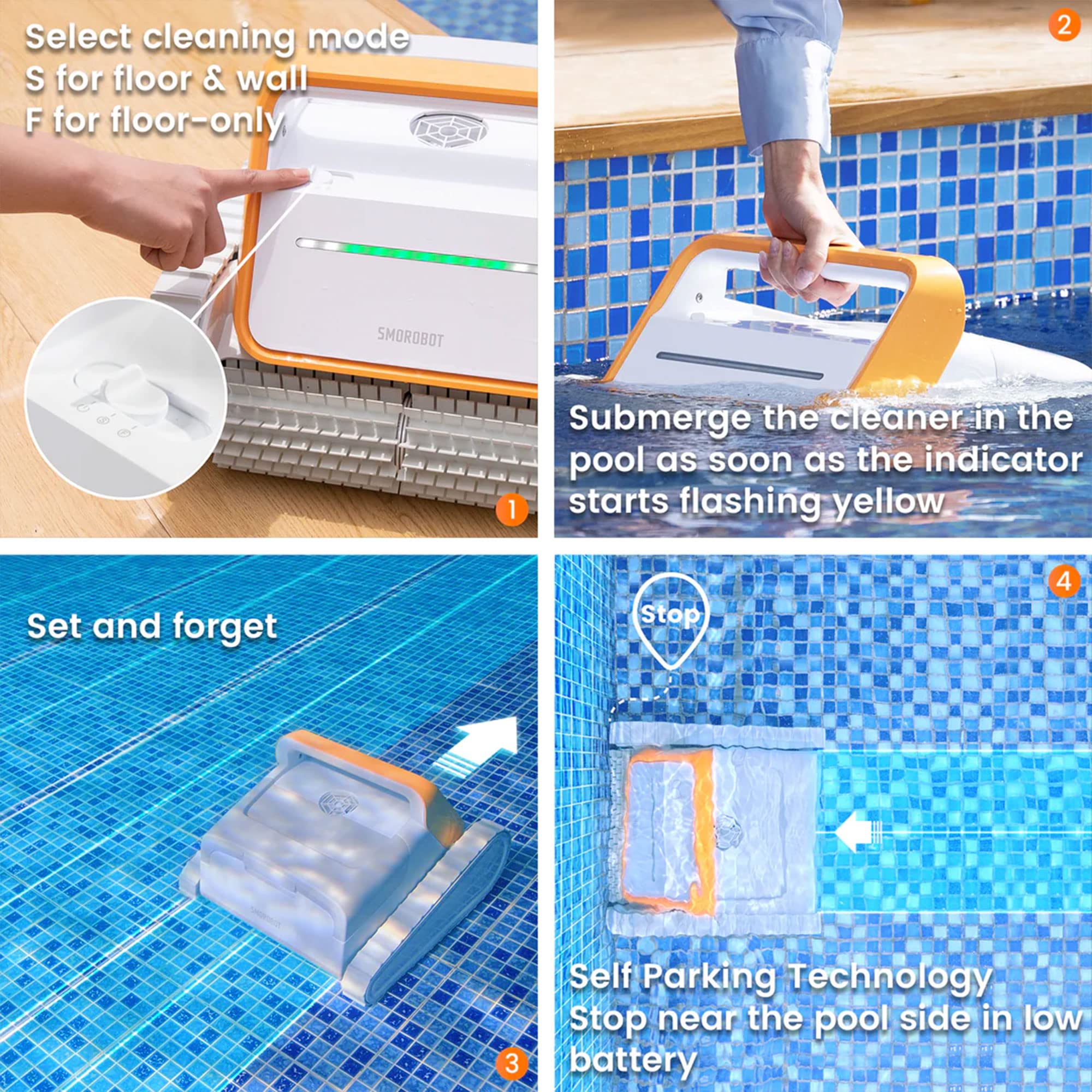 Cordless Robotic Pool Cleaner