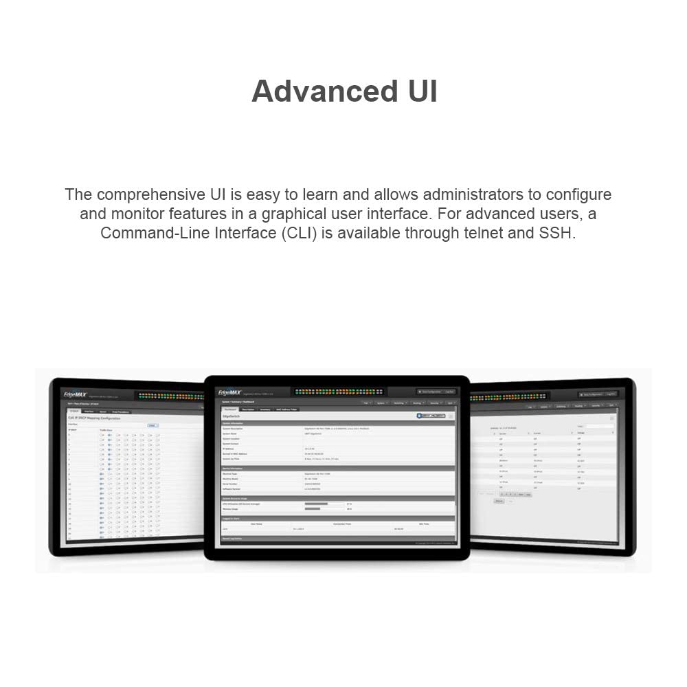 Ubiquiti ES-24-LITE 24-port + 2xSFP Gigabit switch 1U Rack 19