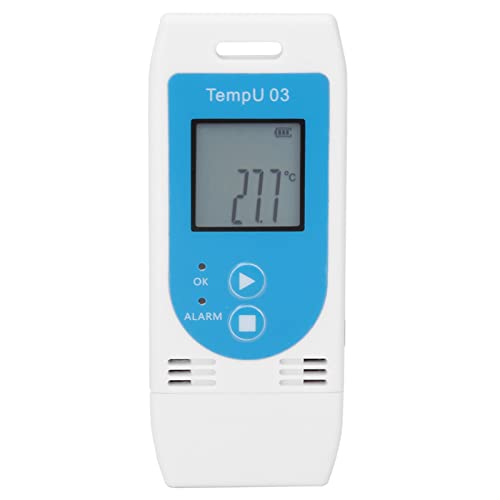 Digital USB Temperature Data Logger Reusable Cold Chain Shipping Temperature Monitor with LCD Screen
