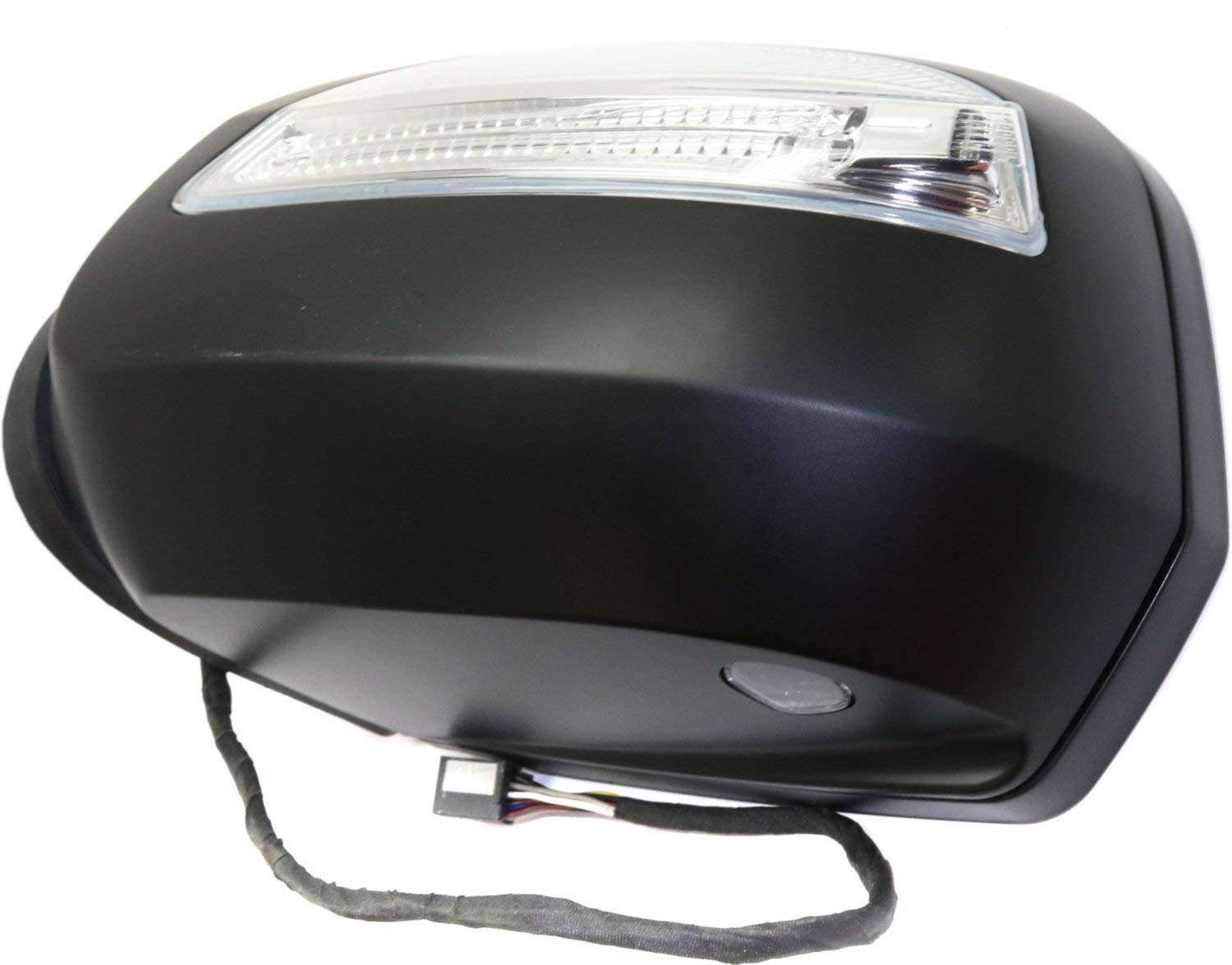 Kool Vue Driver Side Power Heated Mirror for Mercedes Benz ML350 GL450 GL550 ML550 ML63 AMG 2009-2010 Manual Fold With Signal Light & Puddle Lamp; Without Memory Paintable